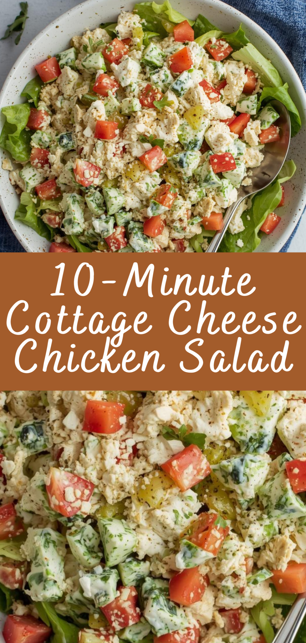 10-Minute Cottage Cheese Chicken Salad | Cheff Recipes