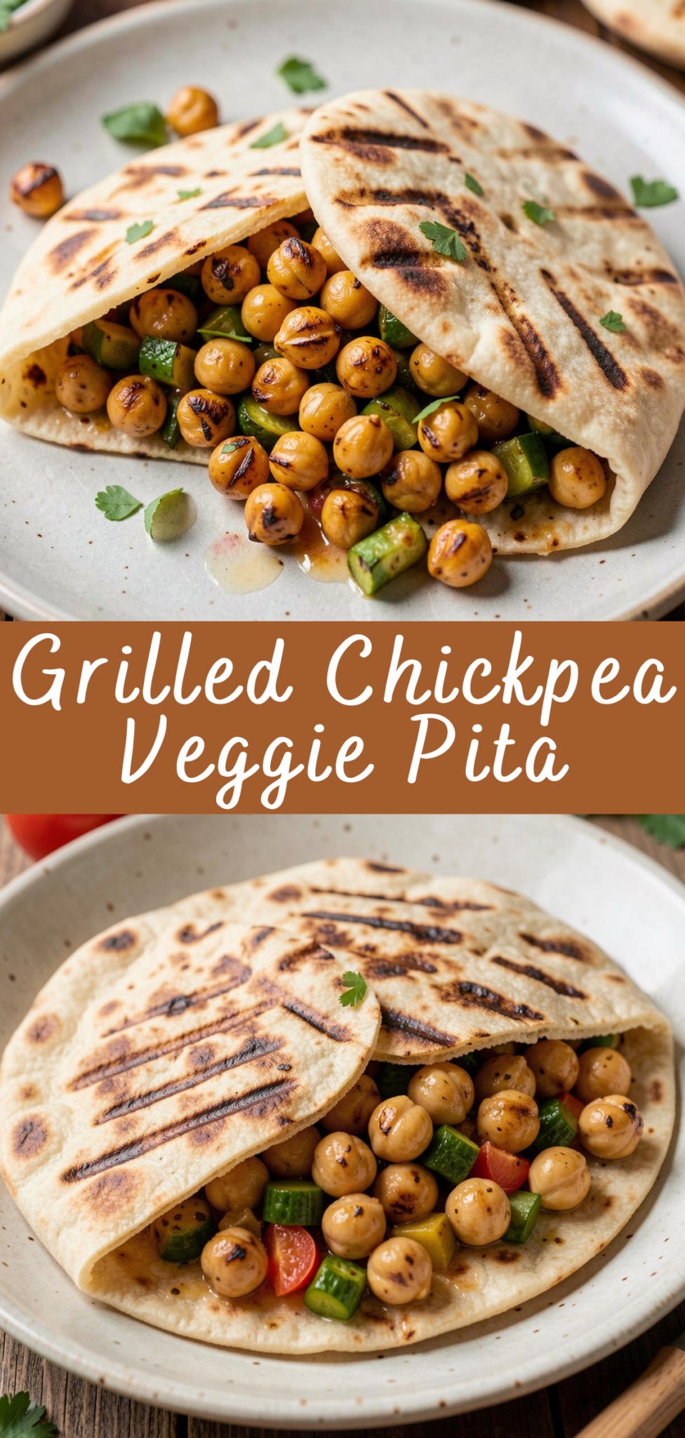 Grilled Chickpea Veggie Pita | Cheff Recipes