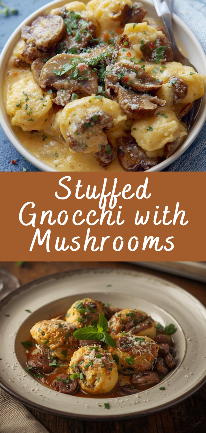 Stuffed Gnocchi with Mushrooms | Cheff Recipes