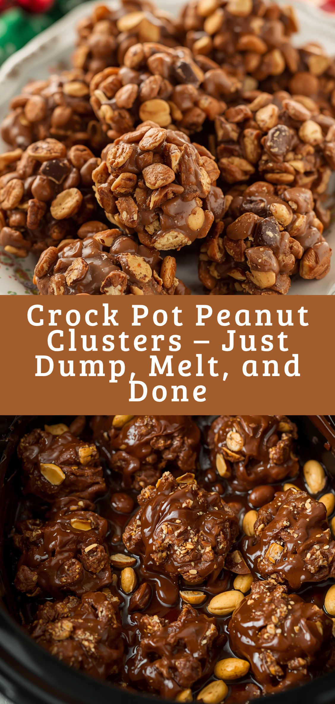 Crock Pot Peanut Clusters – Just Dump, Melt, and Done | Cheff Recipes