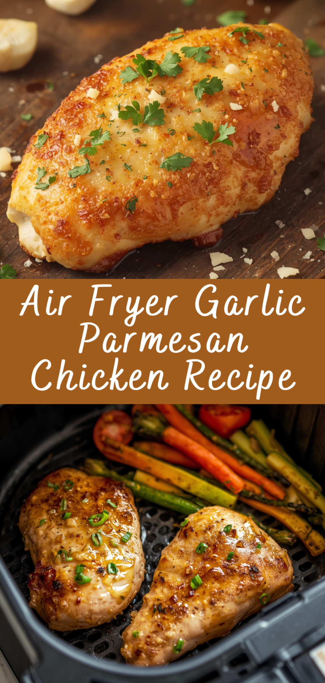 Air Fryer Garlic Parmesan Chicken Recipe | Cheff Recipes