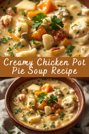 Creamy Chicken Pot Pie Soup Recipe | Cheff Recipes